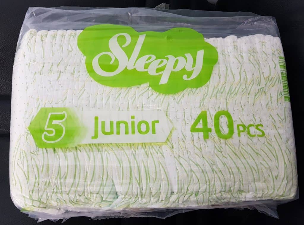 Sleepy Baby Diapers Packed In 25’s 40’s | Diaperworld